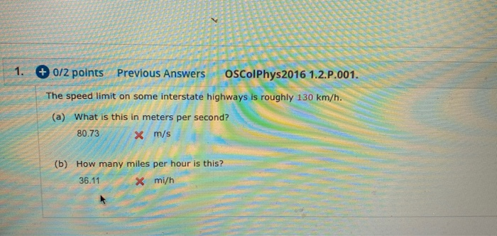 Solved ARA WW 1. + 0/2 points Previous Answers OSColPhys2016 | Chegg.com Solved ARA WW 1. + 0/2 points Previous Answers OSColPhys2016 | Chegg.com
