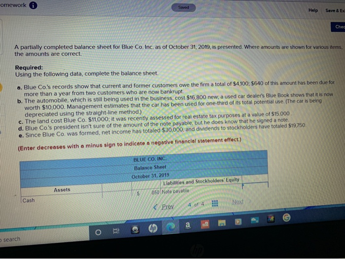 Solved omework 6 Saved Help Save & EX Chec A partially | Chegg.com