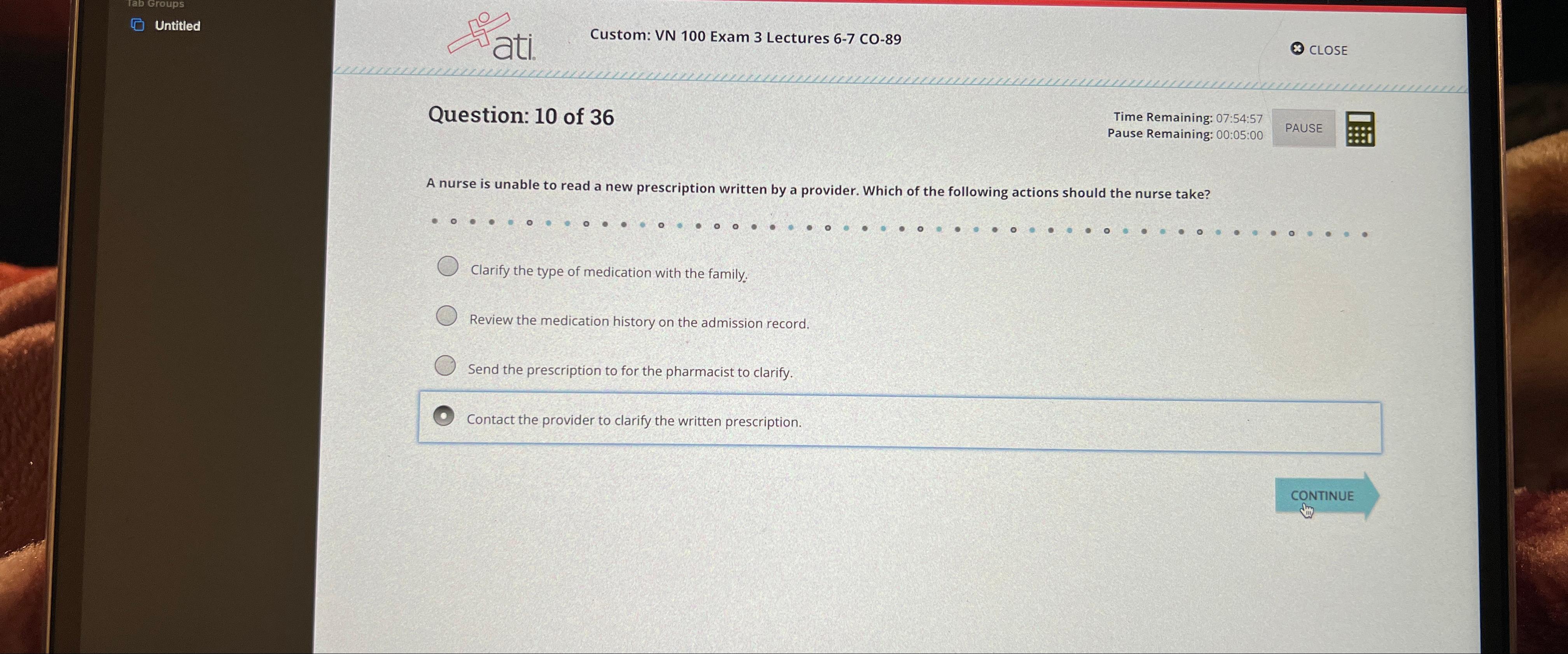Solved UntitledCustom: VN 100 ﻿Exam 3 ﻿Lectures 6-7 | Chegg.com