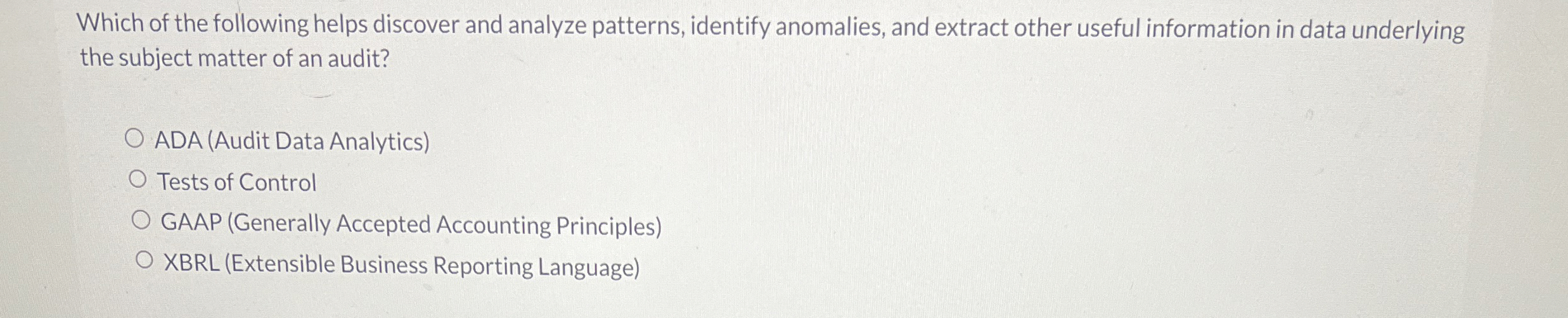 Solved Which of the following helps discover and analyze | Chegg.com