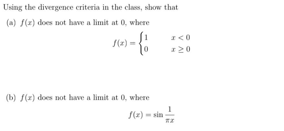 Solved Using the divergence criteria in the class, show that | Chegg.com