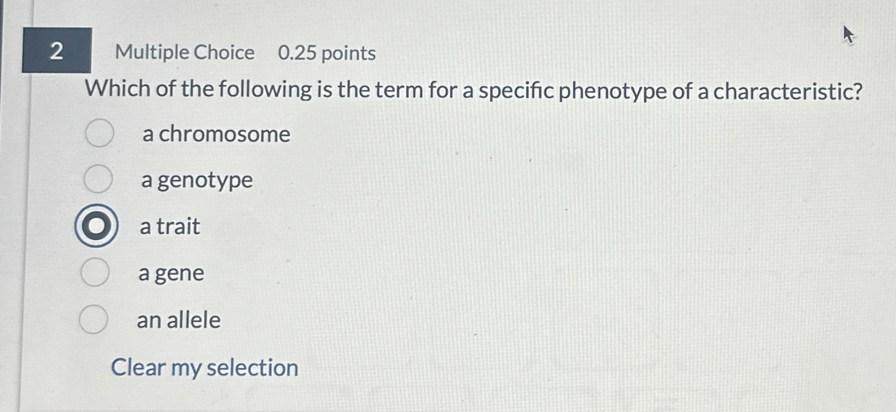 Solved 2Multiple Choice 0.25 ﻿pointsWhich of the following | Chegg.com