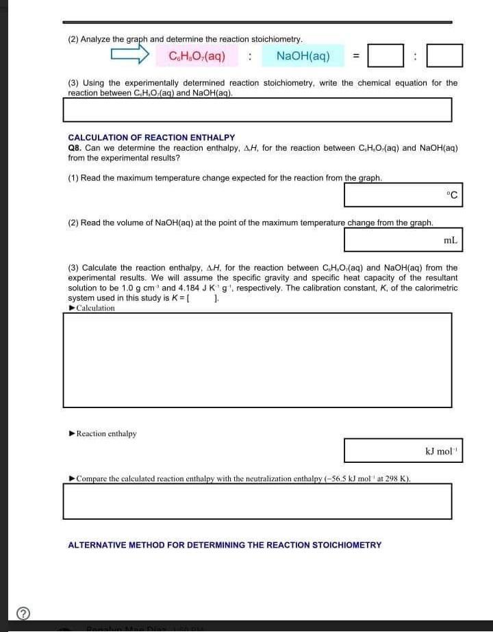 Solved How to Determine the Reaction Stoichiometry? | Chegg.com