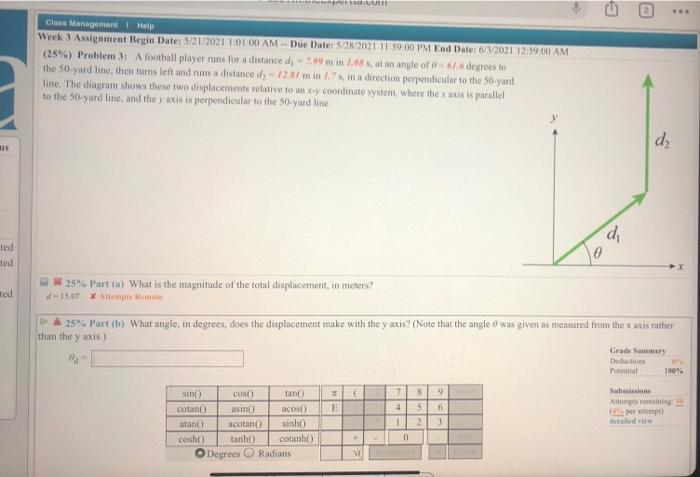 Solved 2 Class Management | Help Week 3 Assignment Begin | Chegg.com