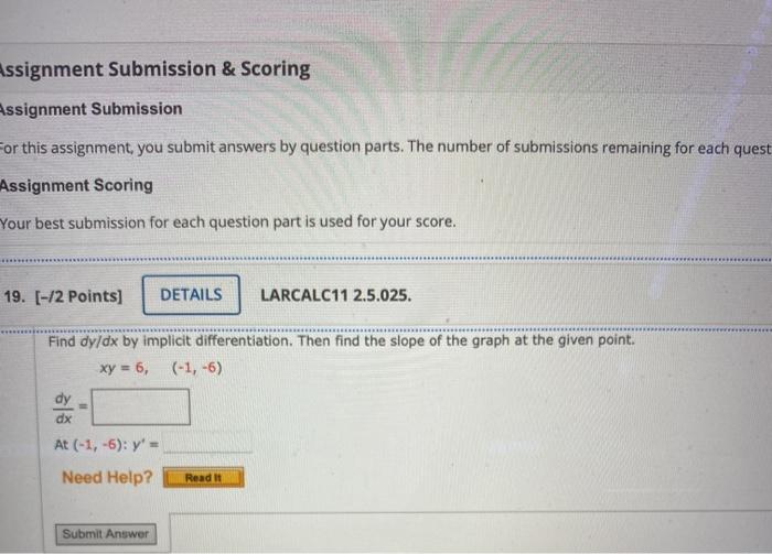 Solved Assignment Submission & Scoring Assignment Submission | Chegg.com