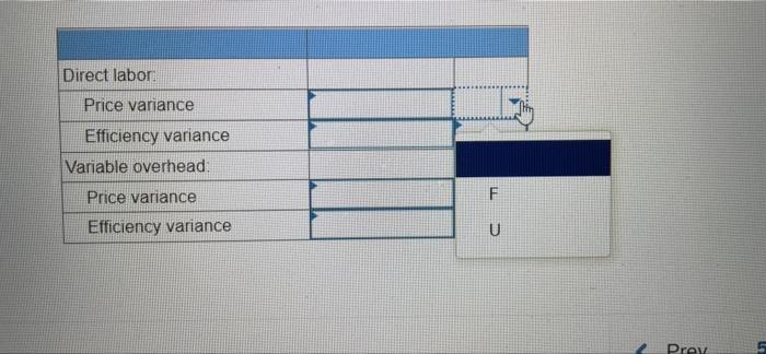 Solved Exercise 16-38 (Algo) Variable Cost Variances (LO | Chegg.com
