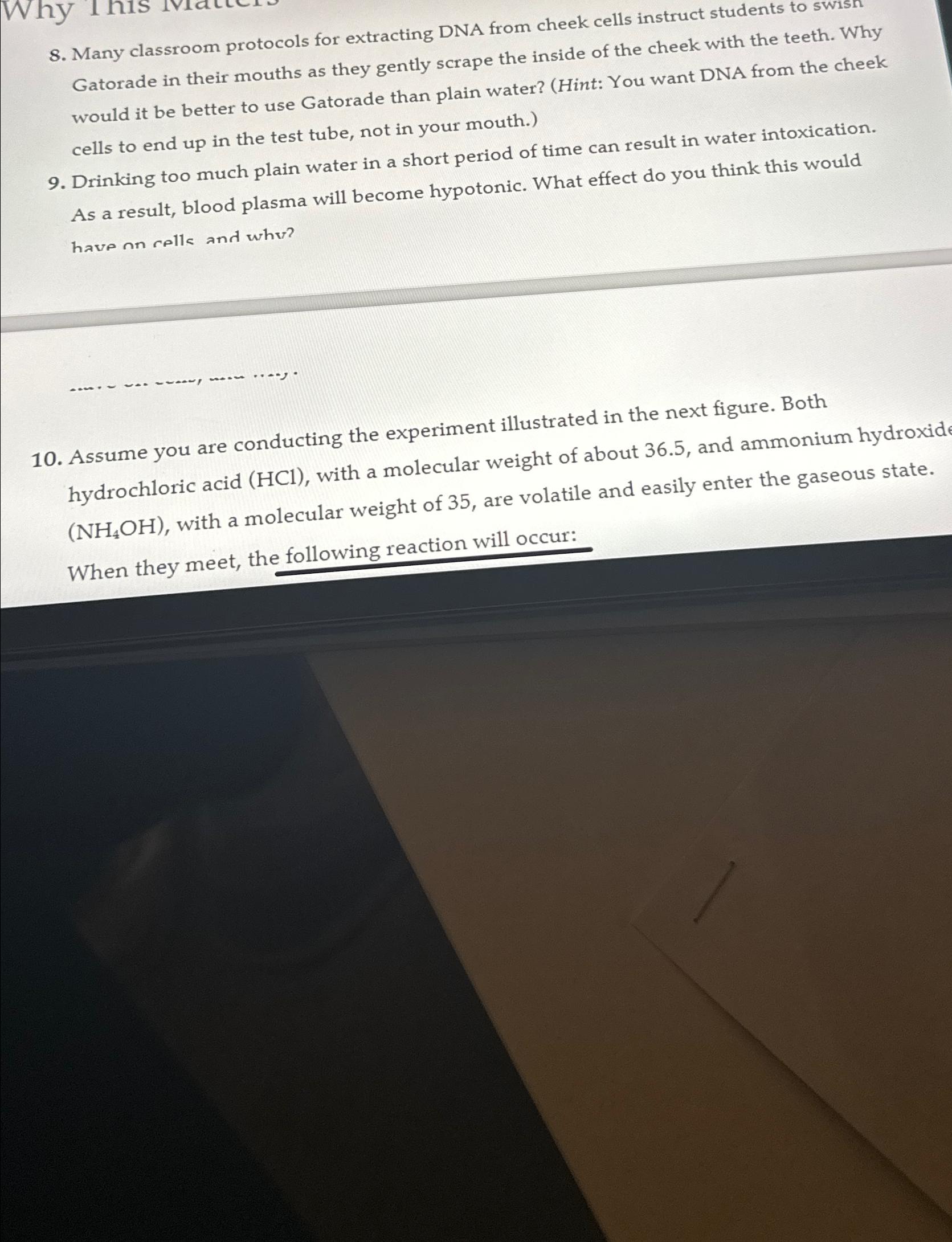 Solved Many classroom protocols for extracting DNA from | Chegg.com