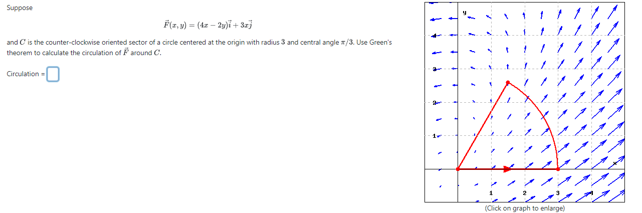 Solved Supposevec(F)(x,y)=(4x-2y)vec(i)+3xvec(j)and C ﻿is | Chegg.com
