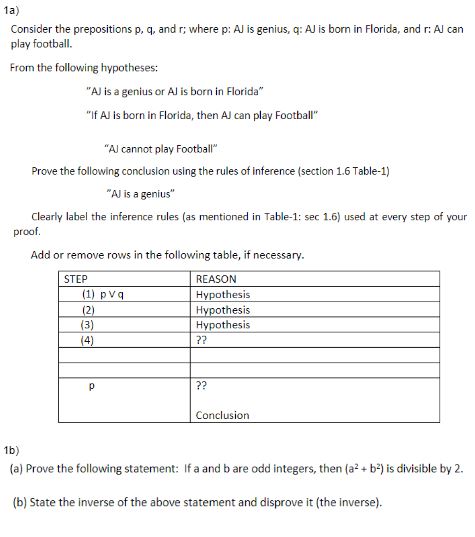 Solved In regards to discrete structures. Thank you in | Chegg.com
