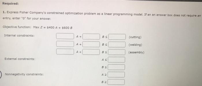 Solved Constrained Optimization: Multiple Internal | Chegg.com