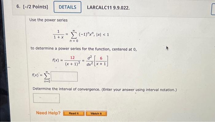 Solved Use the fact that (1−x)21=∑n=1∞nxn−1 to find the sum | Chegg.com