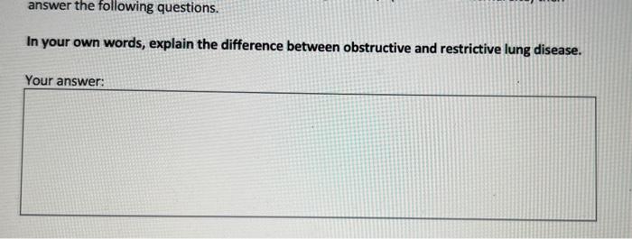 Solved In your own words, explain the difference between | Chegg.com