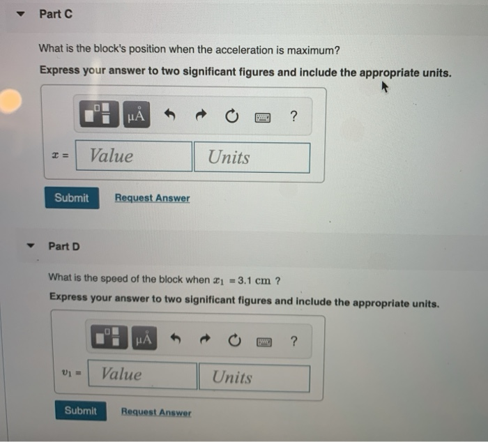 Solved A 190 g block attached to a spring with spring | Chegg.com
