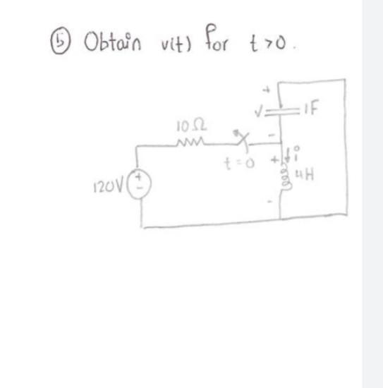 Solved last page circuit 2 ch8 solve without laplace. solve | Chegg.com