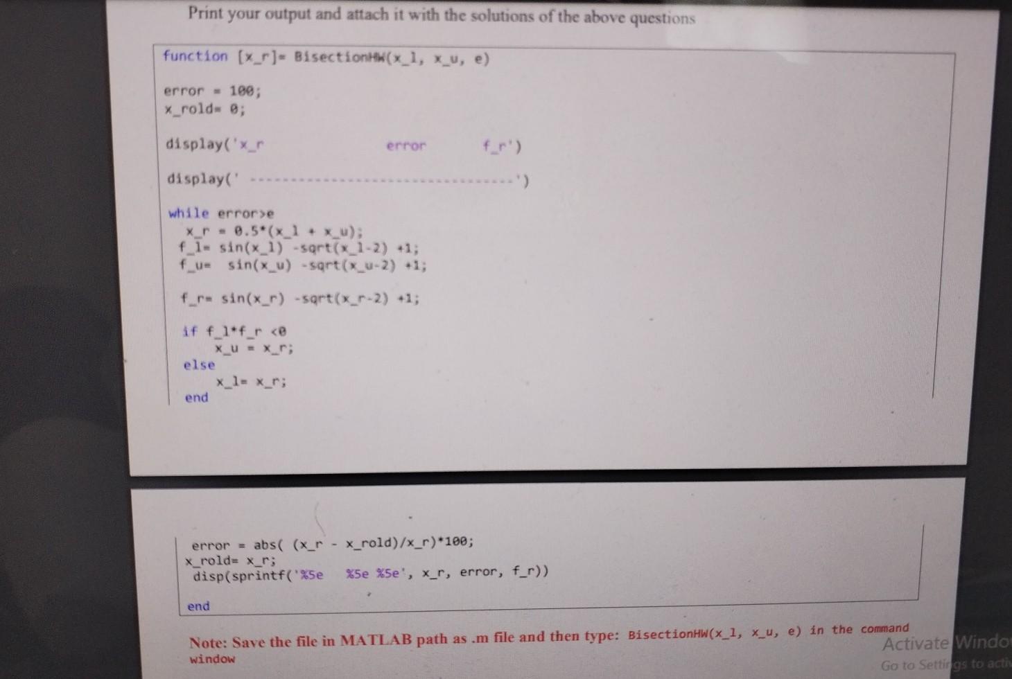 Solved Q3. Use the following MATLAB script to estimate the | Chegg.com
