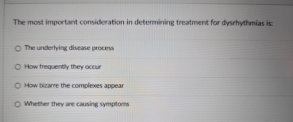 Solved The most important consideration in determining | Chegg.com