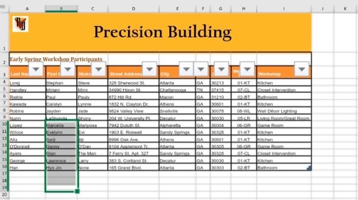 Precision Building | Chegg.com