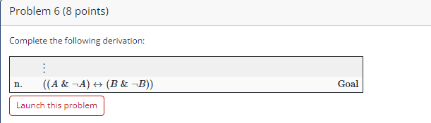 Problem 6 (8 ﻿points)Complete the following | Chegg.com