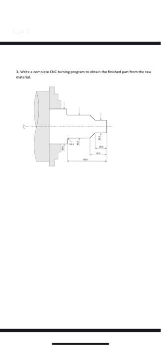ME 462 Assignment 1 CNC Programing exercises 1- If | Chegg.com