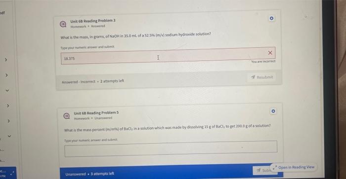 Solved Unit 68 Heading Problem 5 | Chegg.com