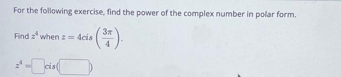 Solved For the following exercise, find the power of the | Chegg.com