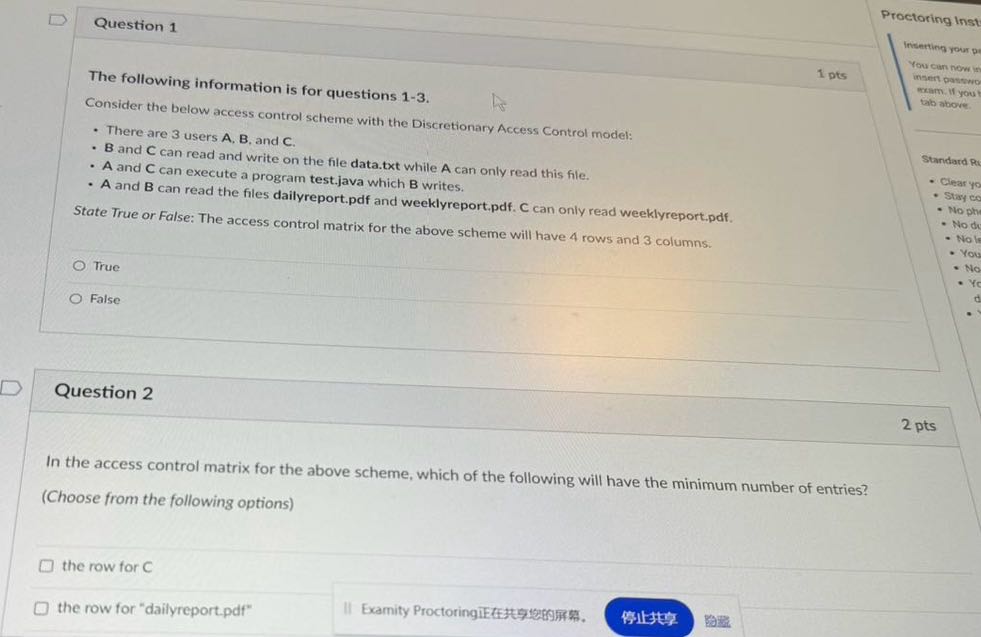 Solved Question 1The following information is for questions | Chegg.com