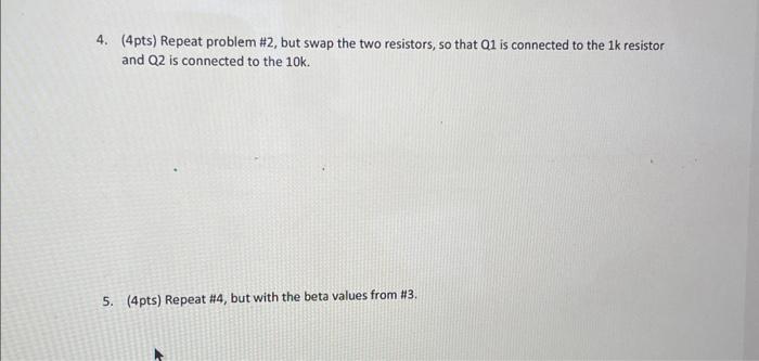 Solved 2. (4pts) For the circuit to the right, determine the | Chegg.com