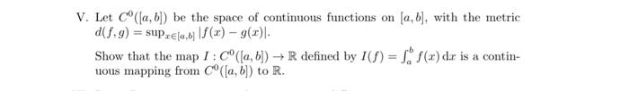 Solved Please I need help in this Real Analysis question:Let | Chegg.com