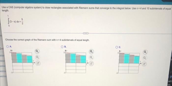 Solved Use a CAS (computer algebra system) to draw | Chegg.com
