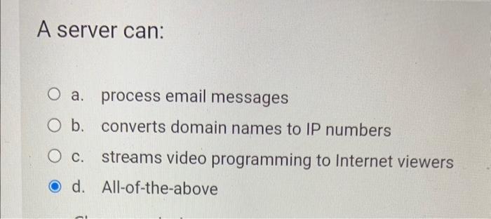 Solved A router performs which of the following functions in | Chegg.com