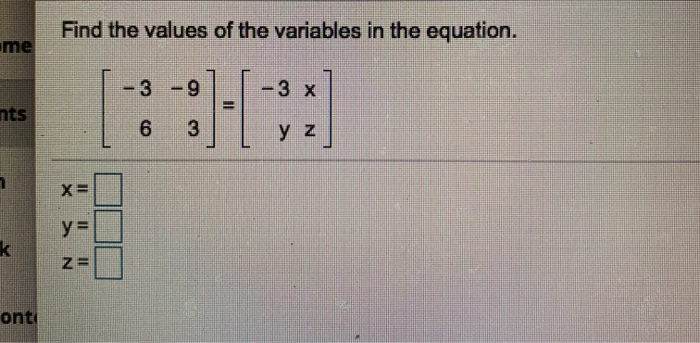 Solved Find The Size Of The Matrix Determine If It Is A