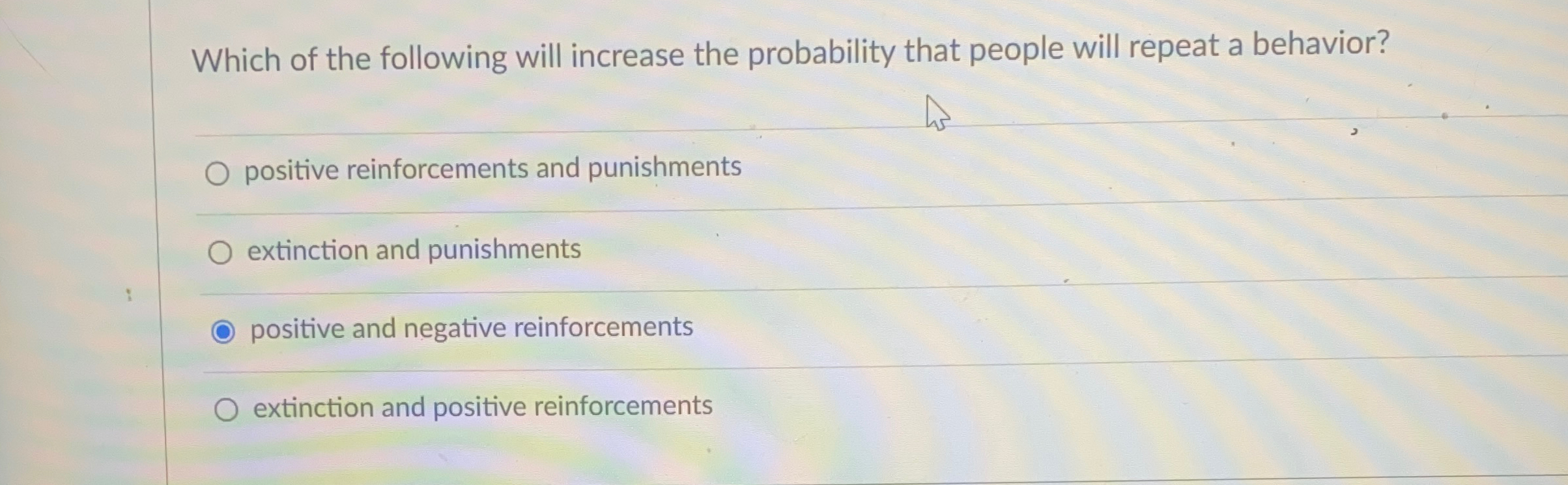 Solved Which of the following will increase the probability | Chegg.com