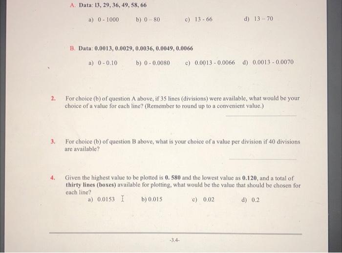 Solved Part A: MANUAL GRAPHING 1. Graph #1: PLOTTING A LINE | Chegg.com