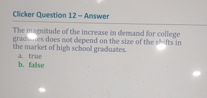 Solved Clicker Question 12 - ﻿AnswerThe magnitude of the | Chegg.com