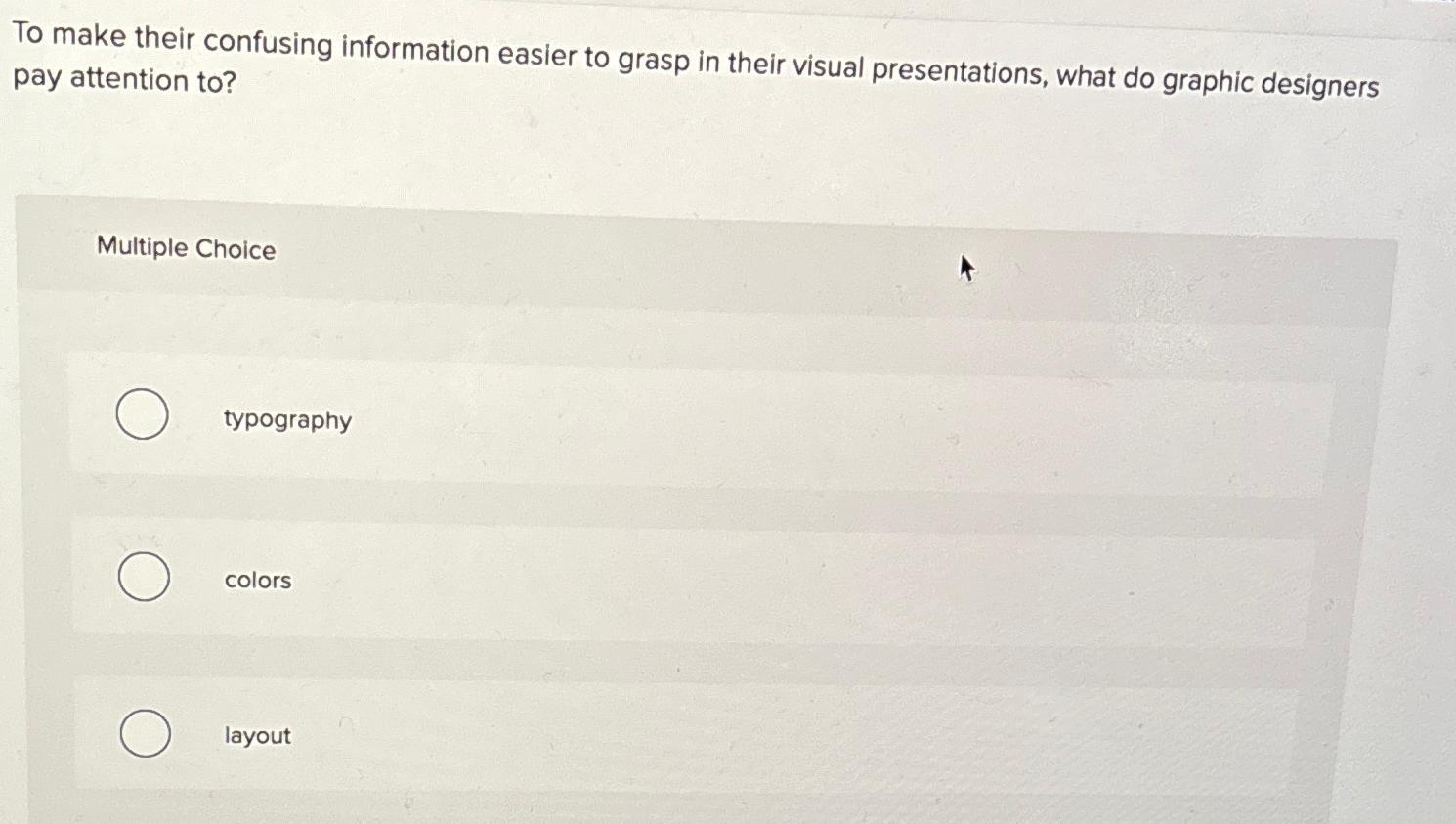 Solved To make their confusing information easier to grasp | Chegg.com