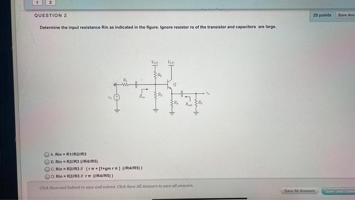 Solved In the circult shown below, the transistor Q is known | Chegg.com