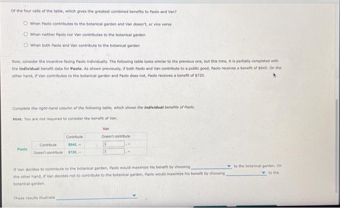 Solved 3. Voluntary contributions toward a public good Paolo | Chegg.com