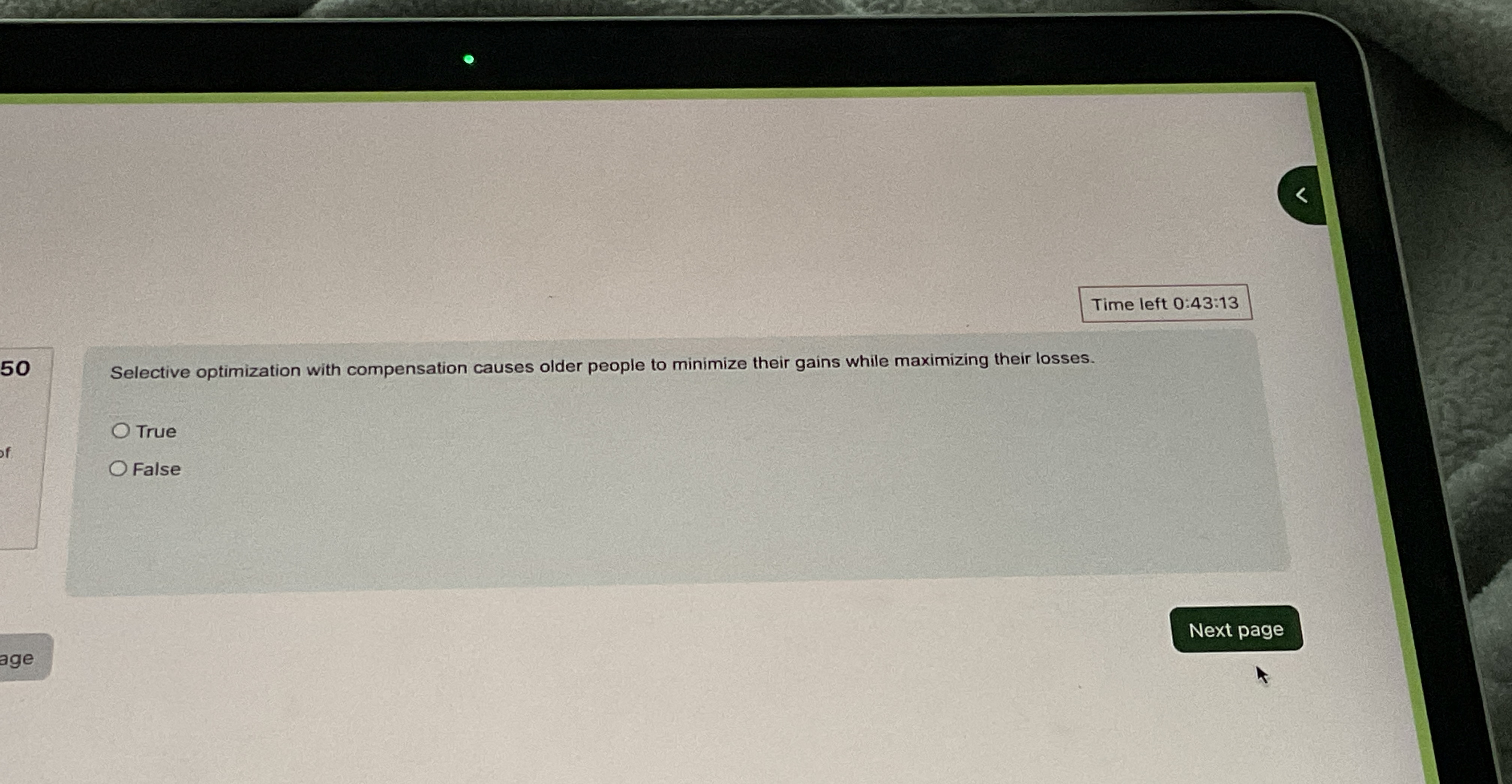 Solved Time left 0:43:1350Selective optimization with | Chegg.com