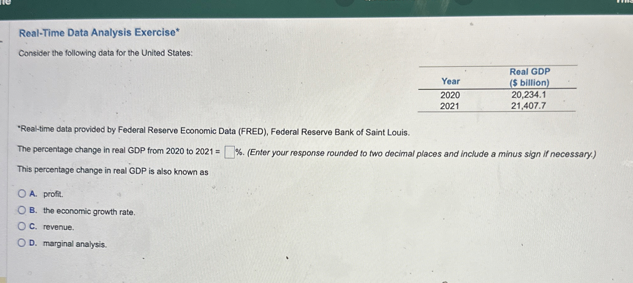 Solved Real-Time Data Analysis Exercise*Consider the | Chegg.com
