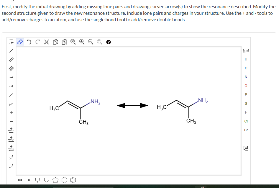 Solved Draw the resonance structure For the compound below, | Chegg.com
