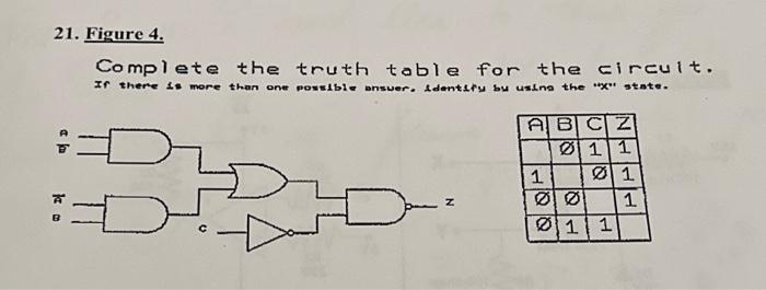 Solved Complete the truth table for the circuit, If there is | Chegg.com