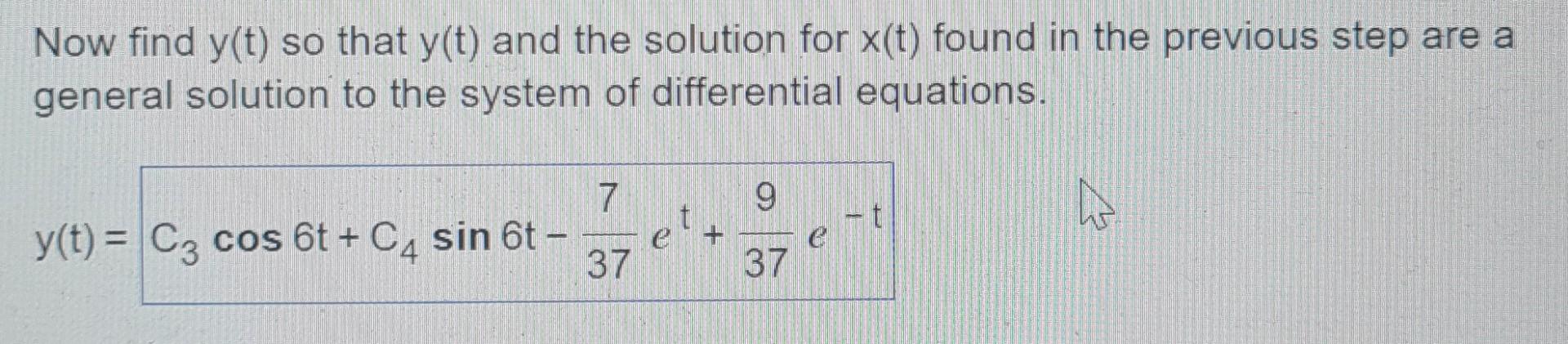 Solved Use the elimination method to find a general solution | Chegg.com