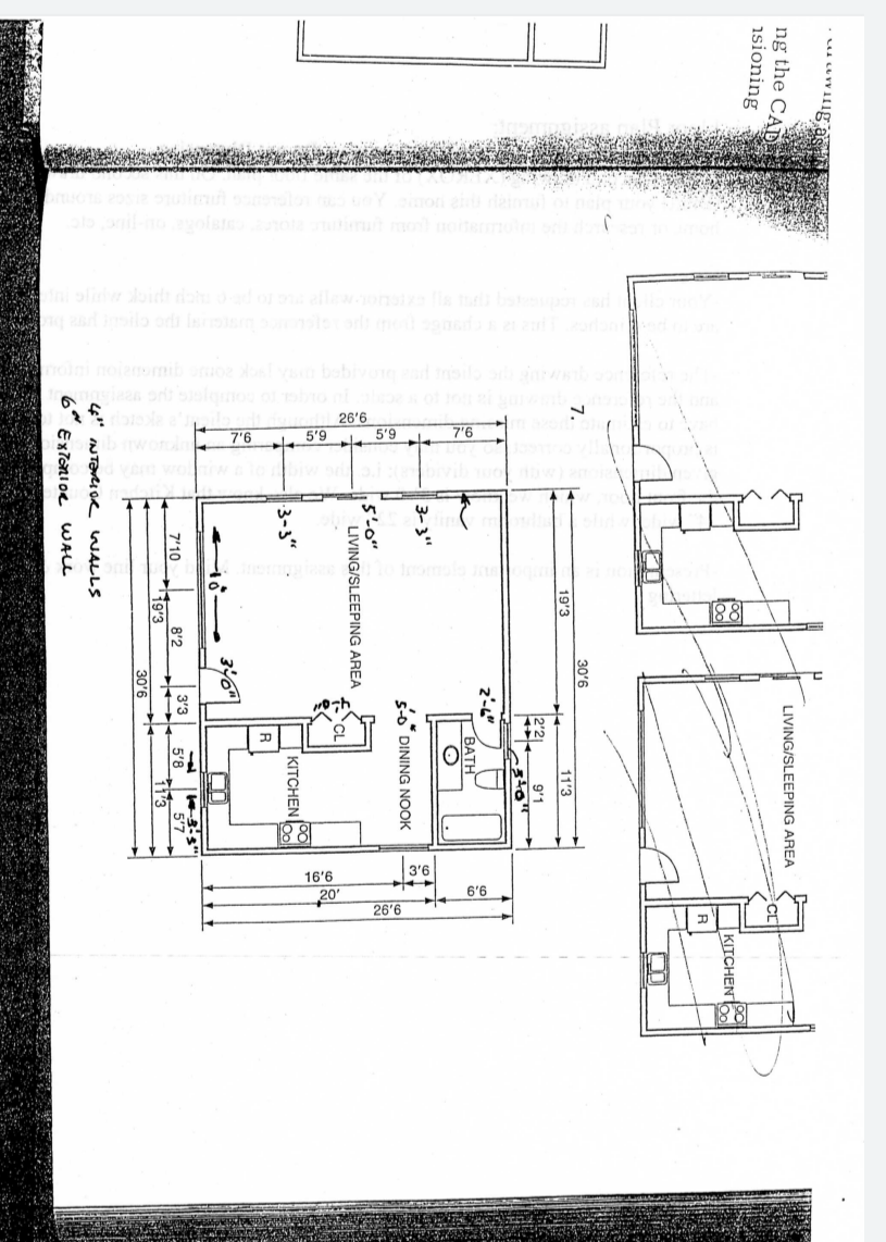 Solved Floor Plan Assignment Create A Drawing 14” 1ft 8341