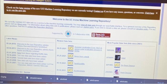 1. Choose a raw data collection of your choice (must | Chegg.com