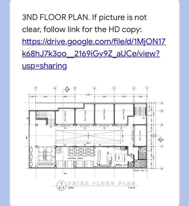 Problem 3 The 3rd floor of a three storey commercial | Chegg.com