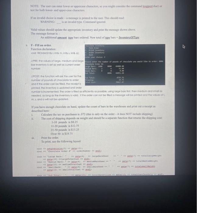 Solved Assignment Problem: You love your job running a | Chegg.com