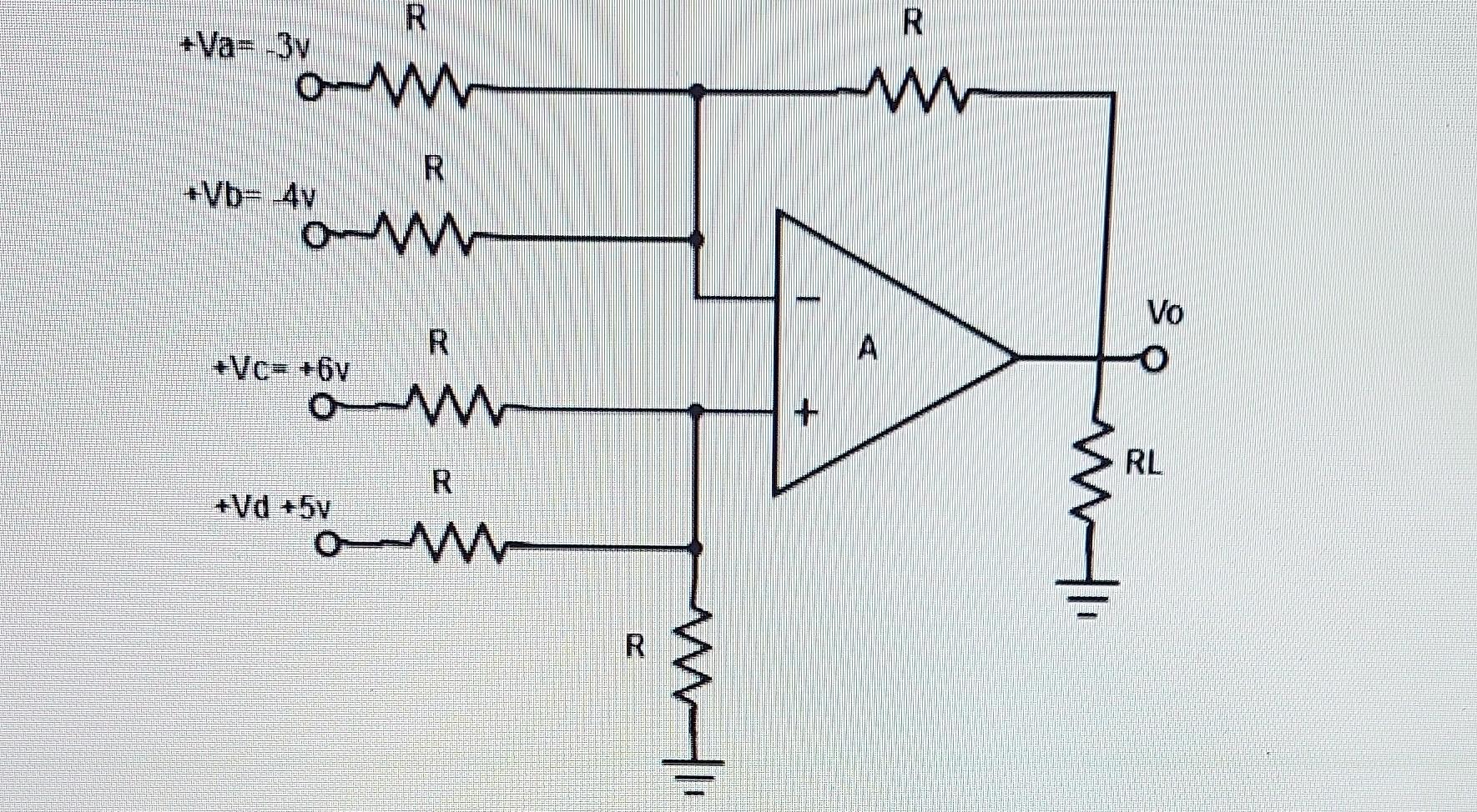 Solved Find the output voltage | Chegg.com