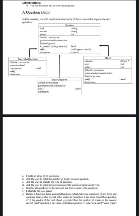 Solved Lab Objectives You Will Practice In This Lab With