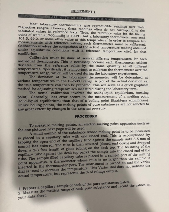 Solved Organic Chemistry Experiments Laboratory Manuals | Chegg.com