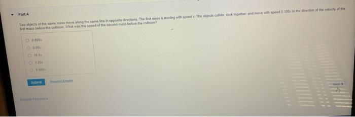 Solved Part A Two she same as move on the same in | Chegg.com